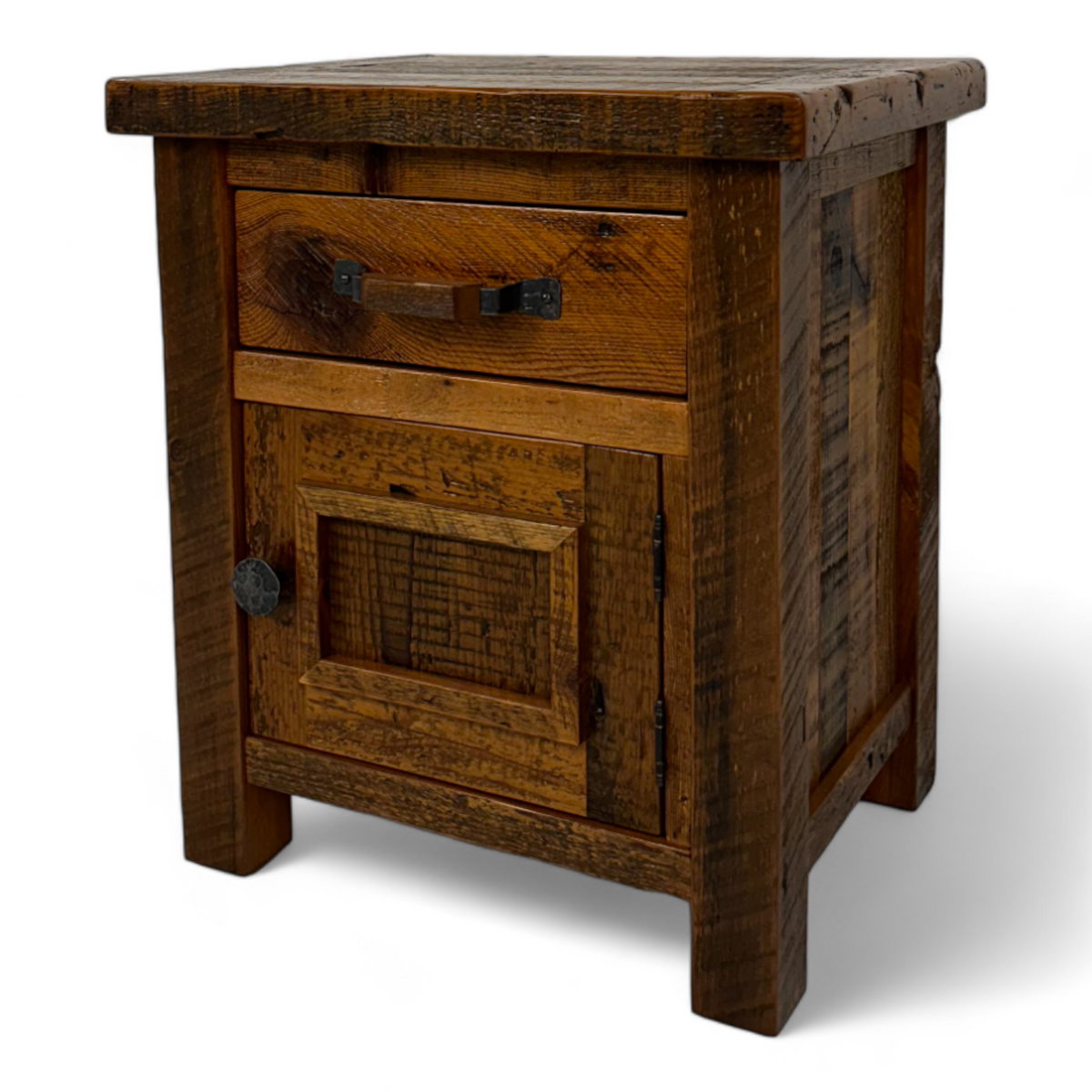 Hudson One Door One Drawer End Table – Roughing It In Style